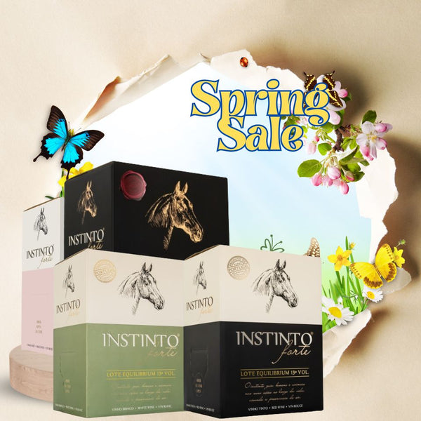 Instinto Forte Tasting Box 4 BIBs 5L – Portuguese Boxed Wine Set – Garrafeira da Ilha